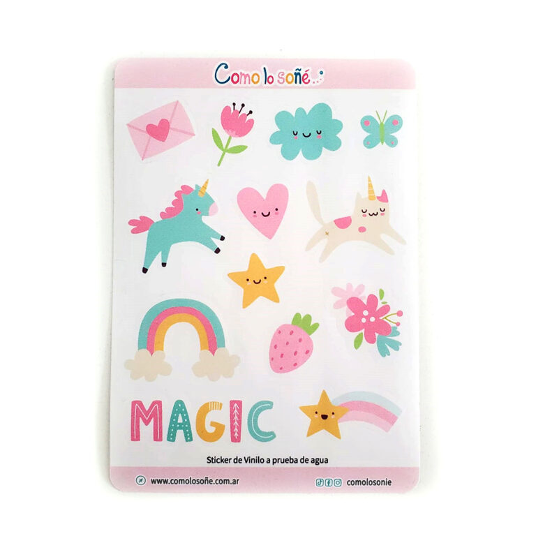 Stickers de vinilo para decorar - Modelo Cute - Como lo soñé