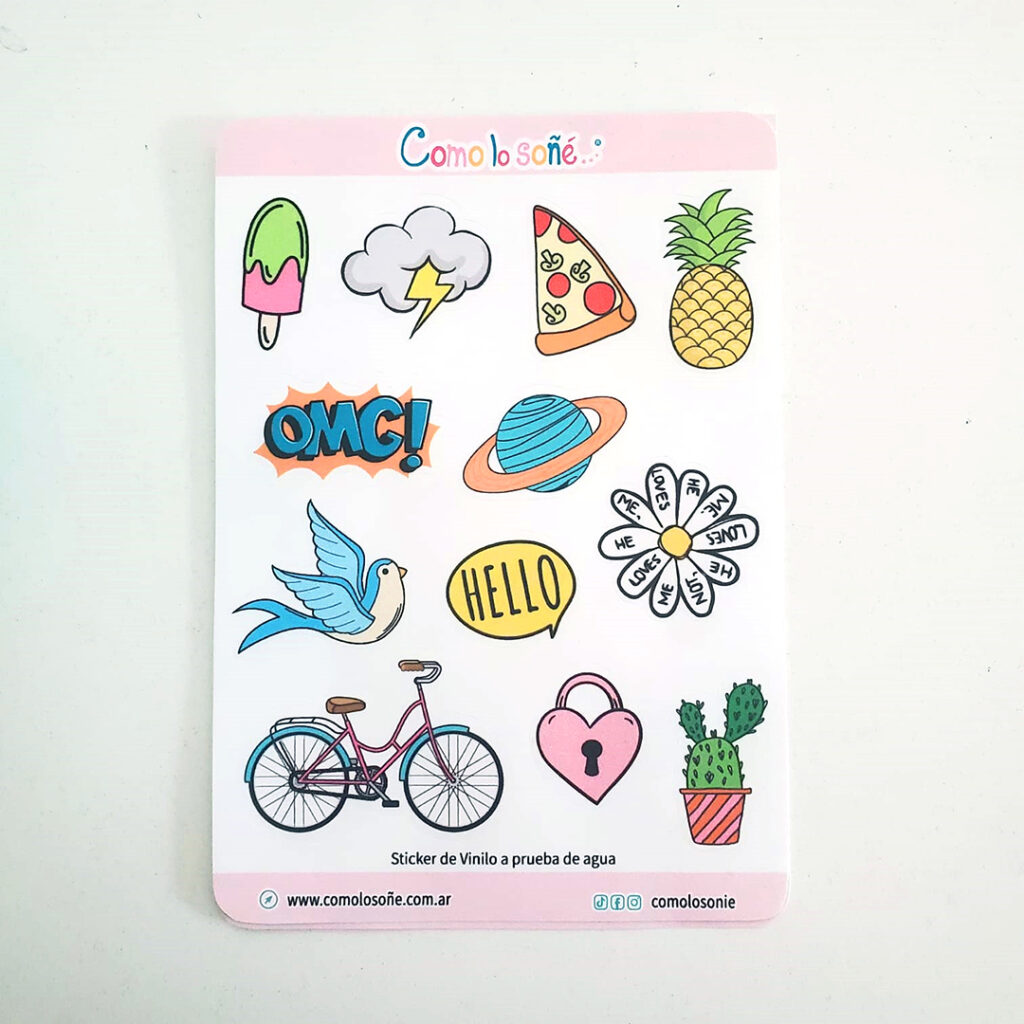 Stickers de vinilo para decorar - Modelo Teens - Como lo soñé