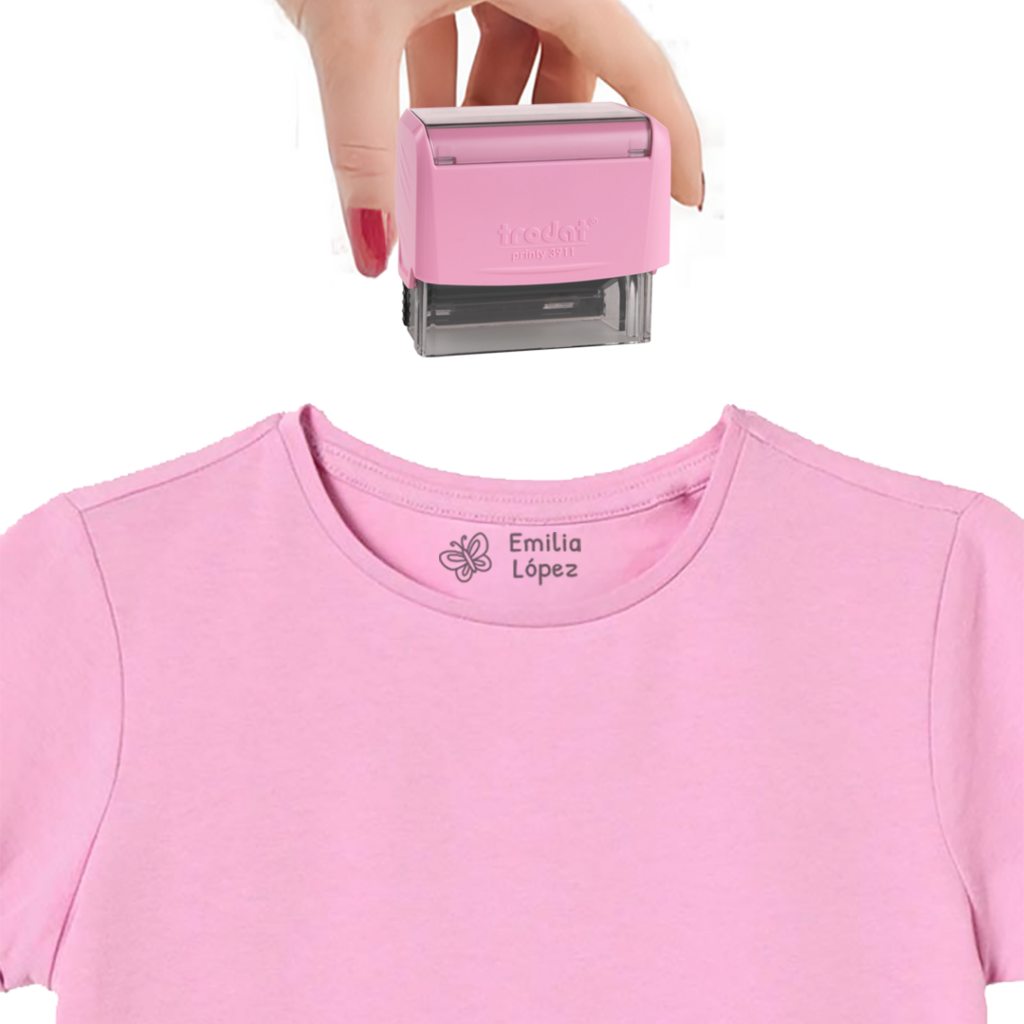 Sello Personalizado para Ropa y objetos, carcasa rosa - Como lo soñé